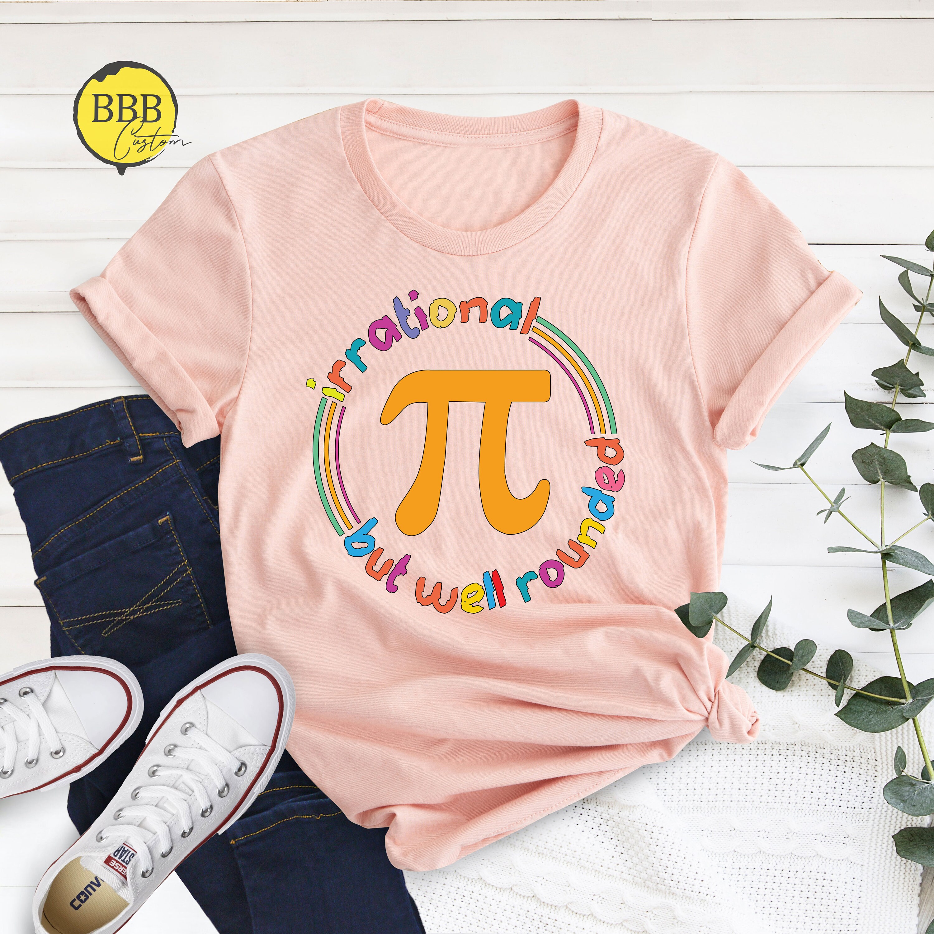 Irrational but Well Rounded Pi Day Shirt, Math Teacher Gift - Etsy