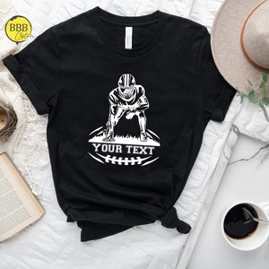 Custom Football T-shirt: Personalized Game Day Shirt, Football Lover ...