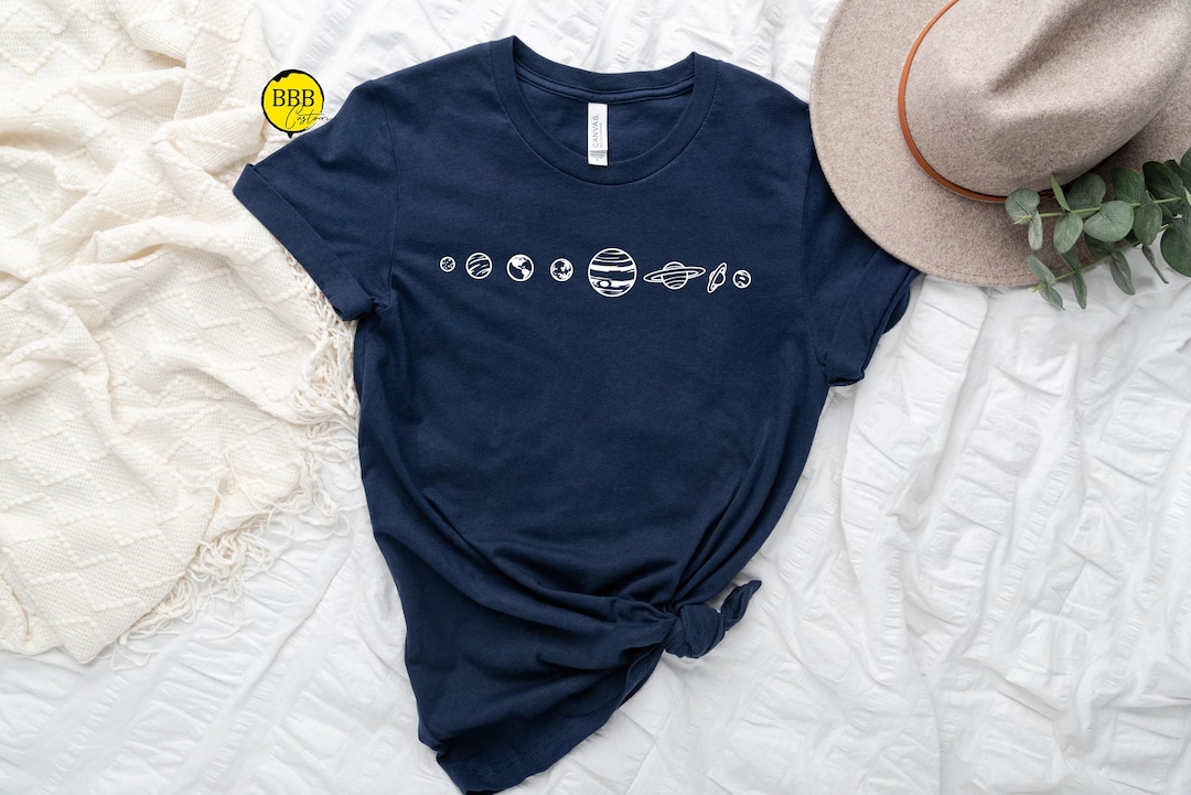 Solar System Shirt, Space Shirt, Astronomy Shirt, Planets Shirt ...