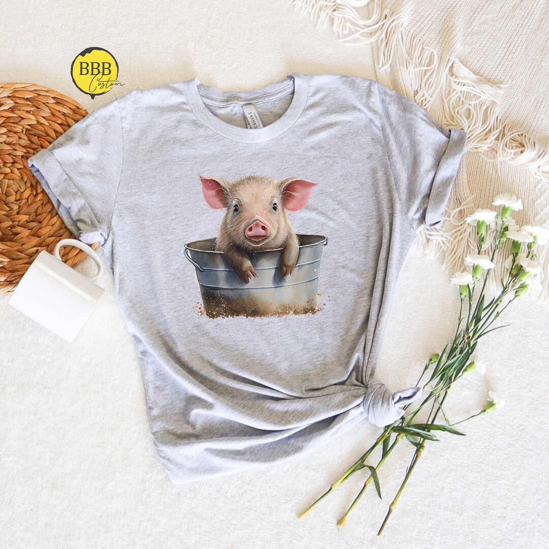 Pig Shirt, Farm Animals Shirt, Pig Farm Shirt, Farmer Shirt, Gift for ...