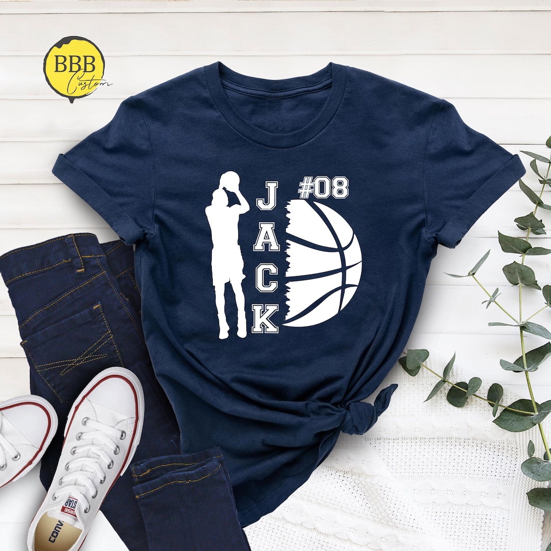 Custom Name Basketball Shirt, Basketball Game Day Shirt, Basketball ...