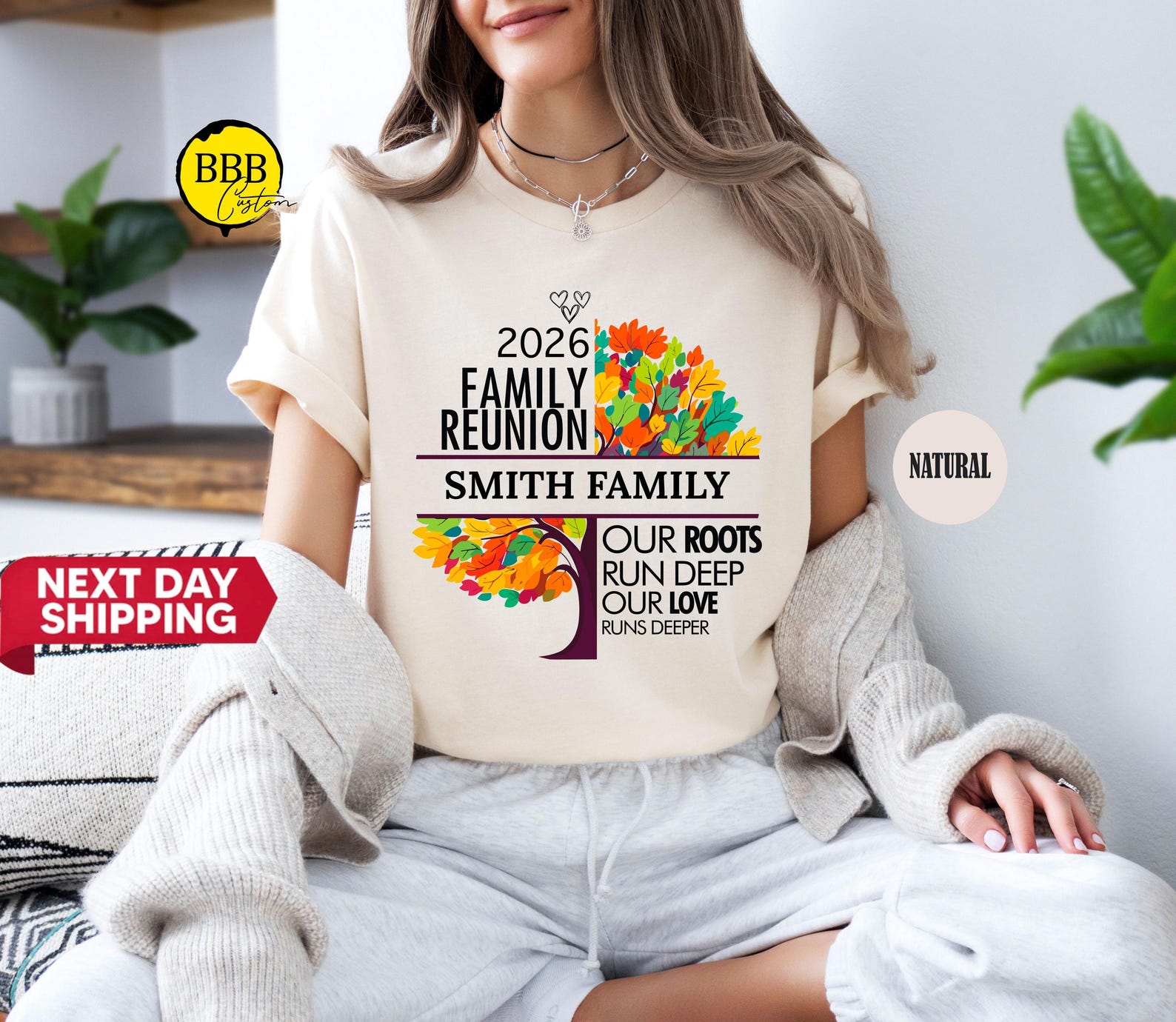 Personalized Family Tree Shirt: Custom Reunion 2026 T-shirt - Etsy