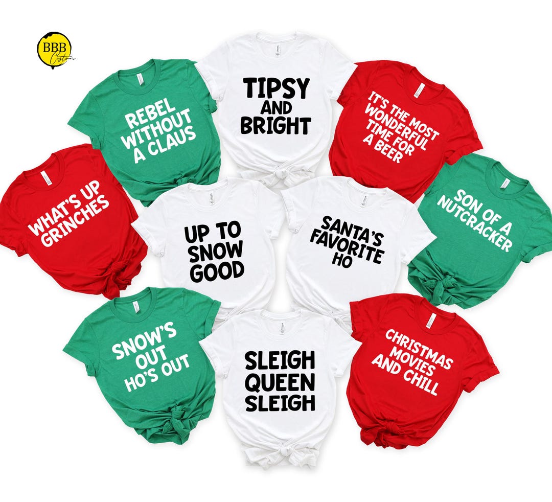 Christmas Quotes Shirts, Family Christmas Shirts, Group Christmas Shirt ...