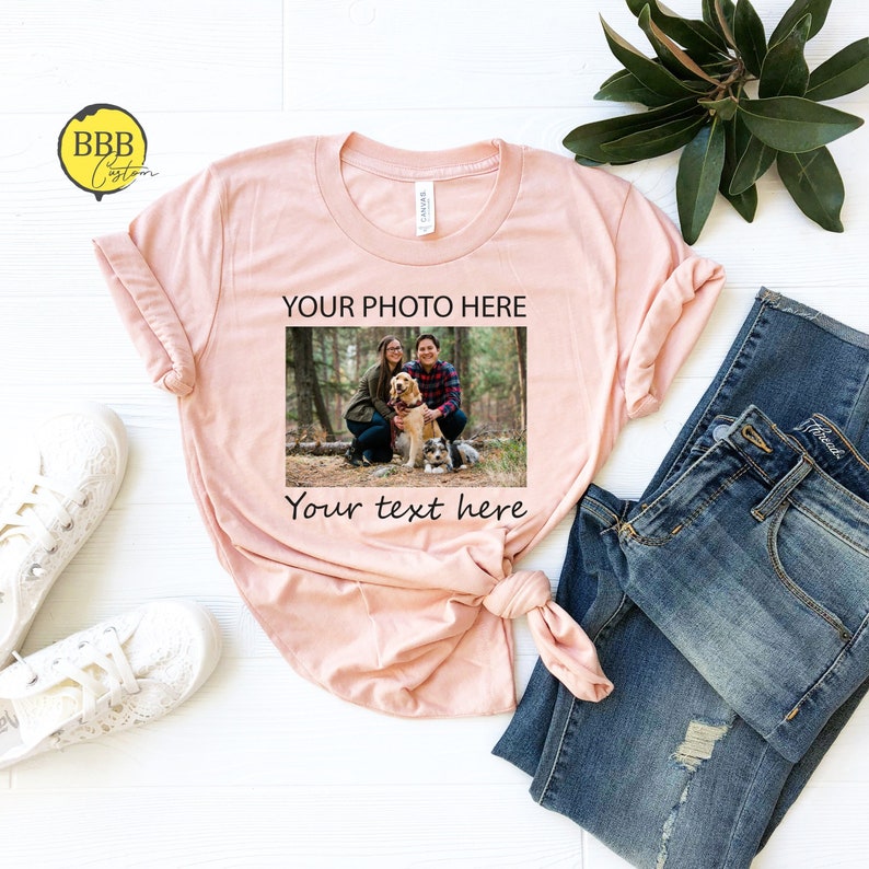 Custom Photo Shirt Custom Shirt Custom Picture Tshirt - Etsy