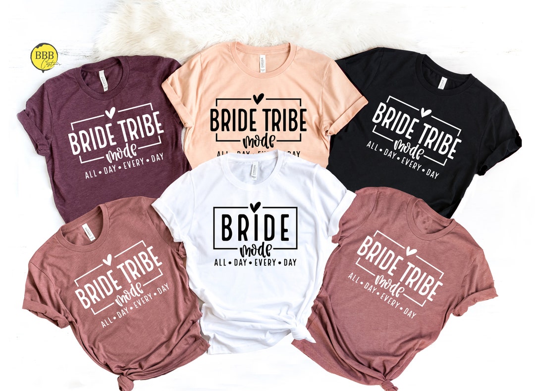 Bride Tribe Shirt: Bachelorette Party Tee, Bridal Gift - Etsy