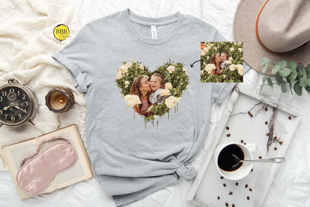 Custom Heart Photo Shirt, Love Heart Shirt, Matching Custom Shirts ...