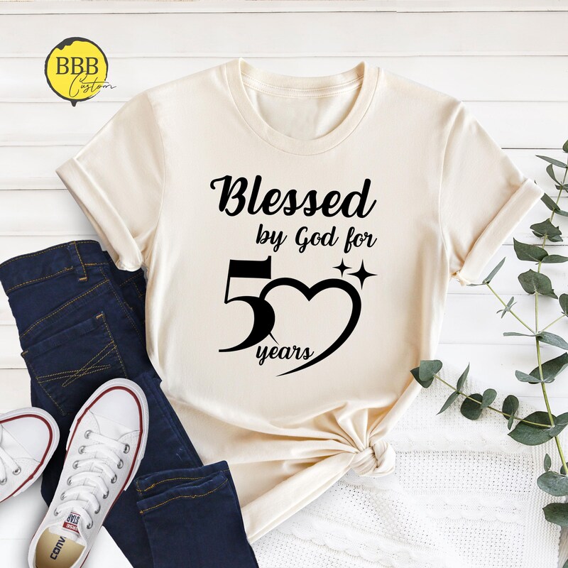 50 Years Blessed - Etsy