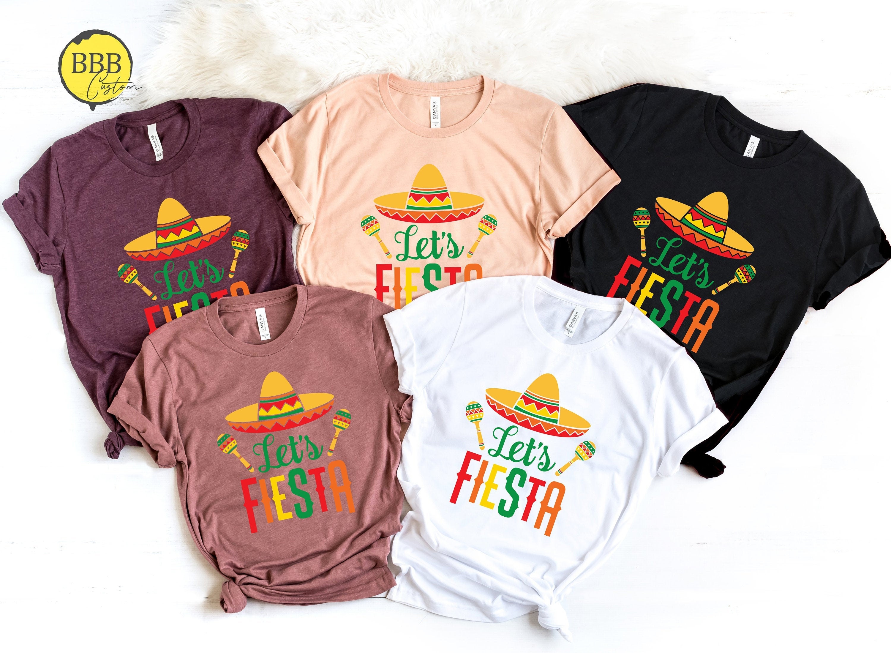Let's Fiesta Shirt Fiesta Bachelorette Margarita Shirt | Etsy