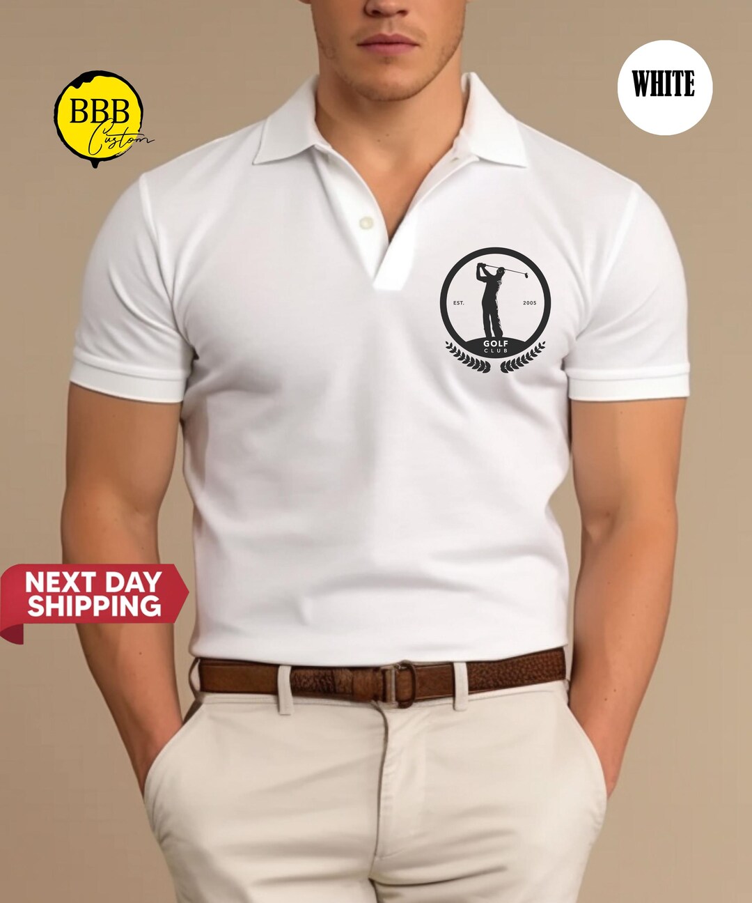 Custom Monogrammed Golf Polo, Custom Sport Team Logo, Customize Design ...