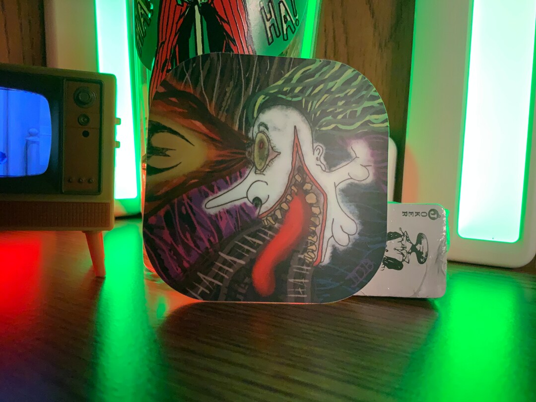 Inward Sanity the Joker 3 Vinyl Sticker the Art of JDB Harley Quinn ...