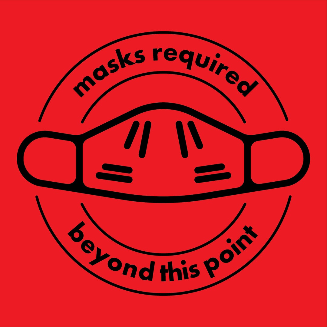 Wear A Mask Graphics Pack SVG - Etsy