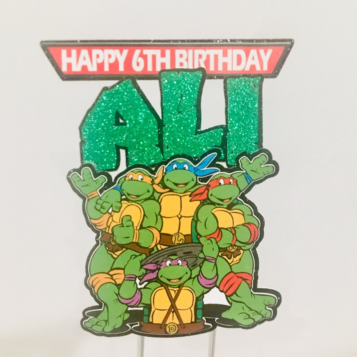 Ninja Turtles Cake Topper Ninja Turtles Personalized Cake | Etsy Australia