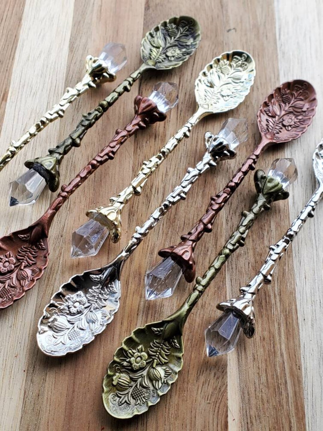 Crystal Tea Spoons, Mini, Coffee Spoon, Tea Spoon, Sugar Spoon ...