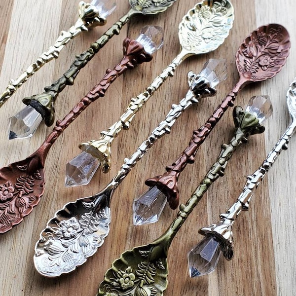 Decorative Spoon With Crystal - Etsy