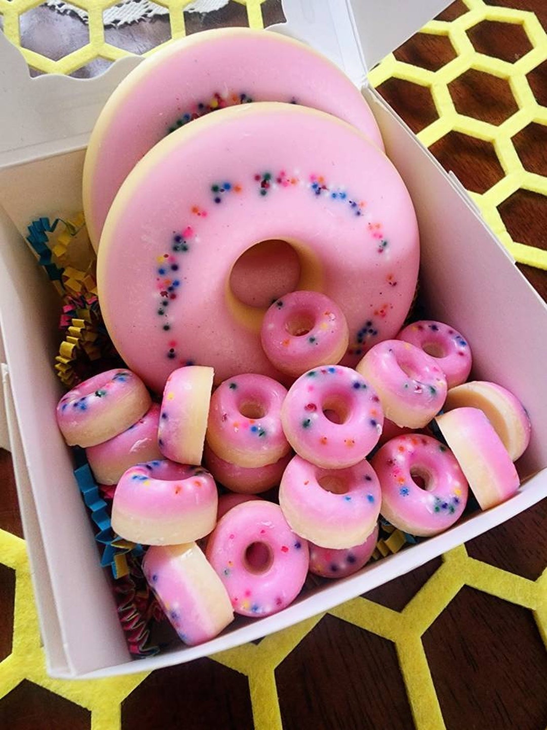 Donut Wax Melt Gift Box, Wax Melt Bundle, Wax Melt Surprise Box, Donut ...