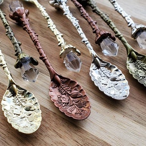 Crystal Tea Spoons, Mini, Coffee Spoon, Tea Spoon, Sugar Spoon ...