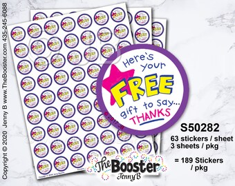 Appreciate Business SERVICE STICKERS - Customers / Thank You ...