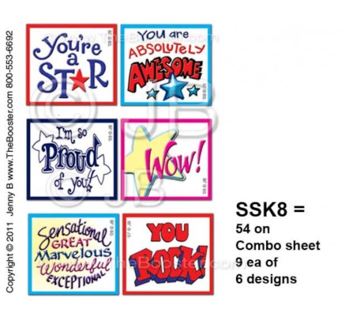 Recognize & Reward Combo Recognition STICKERS - Recognize / Reward ...