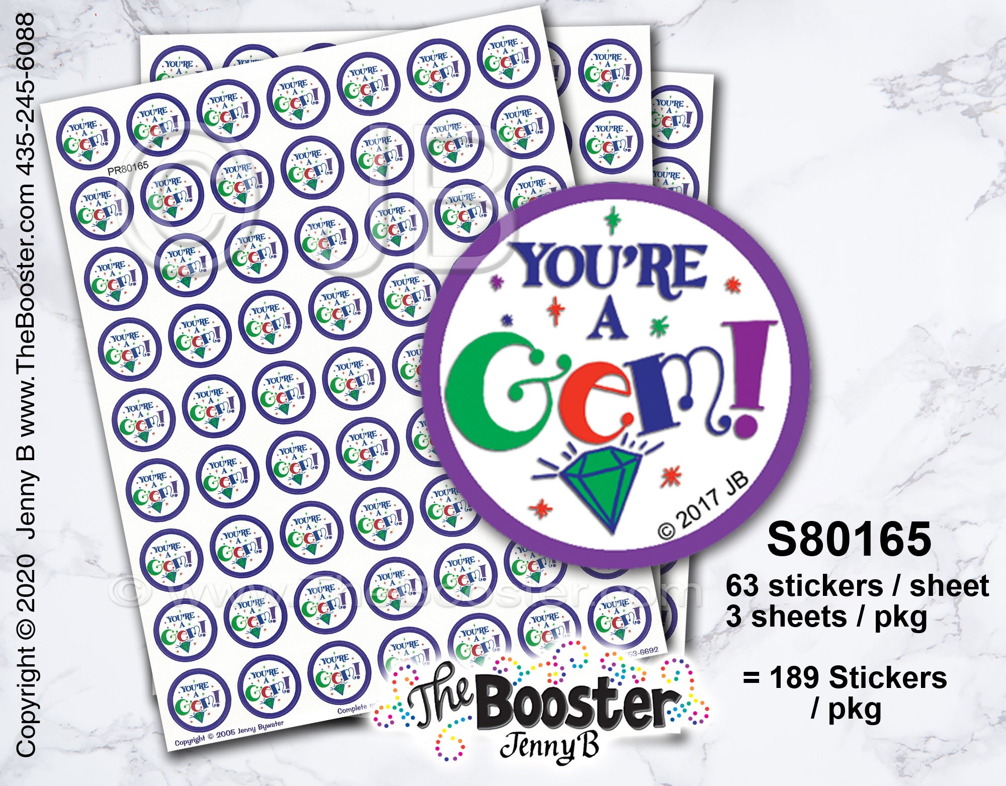 You Are a Gem RECOGNITION STICKERS Recognize / Reward / Team / Class ...