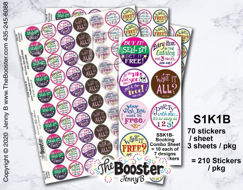 Get Bookings Booming Combo B BOOKING STICKERS Free / - Etsy