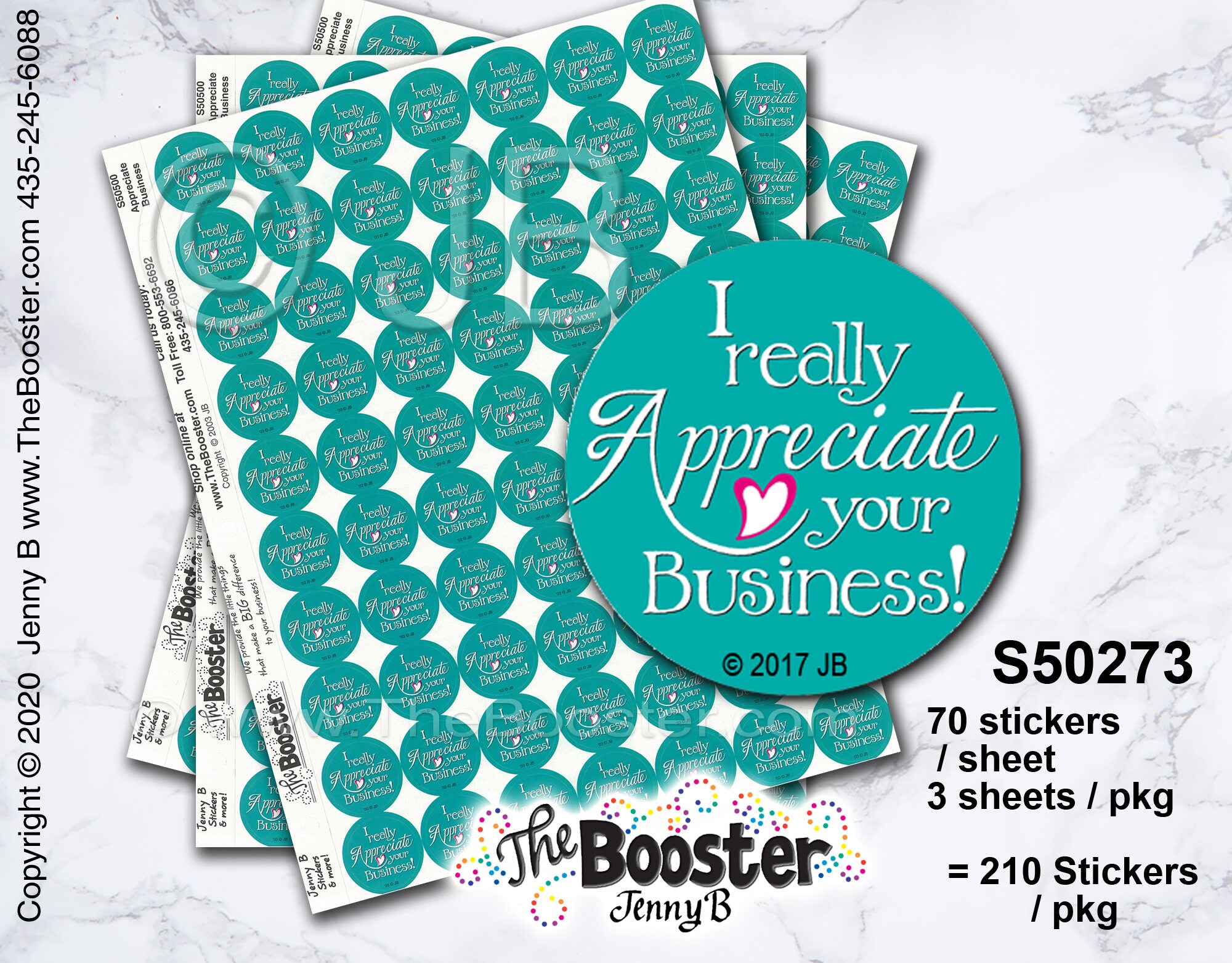Appreciate Business SERVICE STICKERS - Customers / Thank You ...