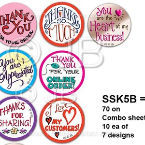 Have Happy Customers Combo B STICKERS 70 /sht X 3 210 Stickers - Etsy
