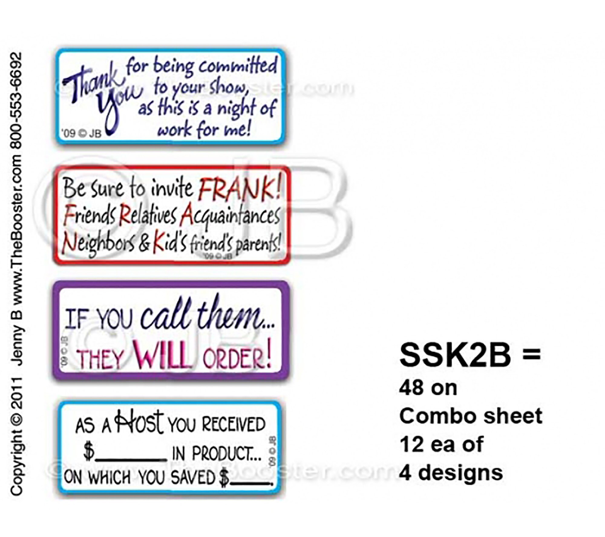 Have Happy Hosts Bag of 100 Sheets of Combo B HOST STICKERS Coaching ...