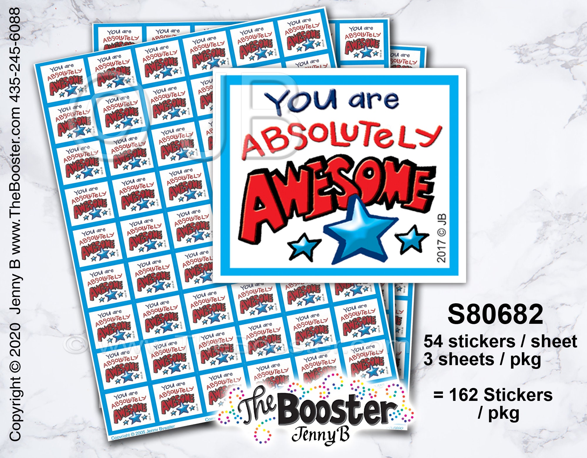 You Are Absolutely Awesome RECOGNITION STICKERS Recognize / - Etsy