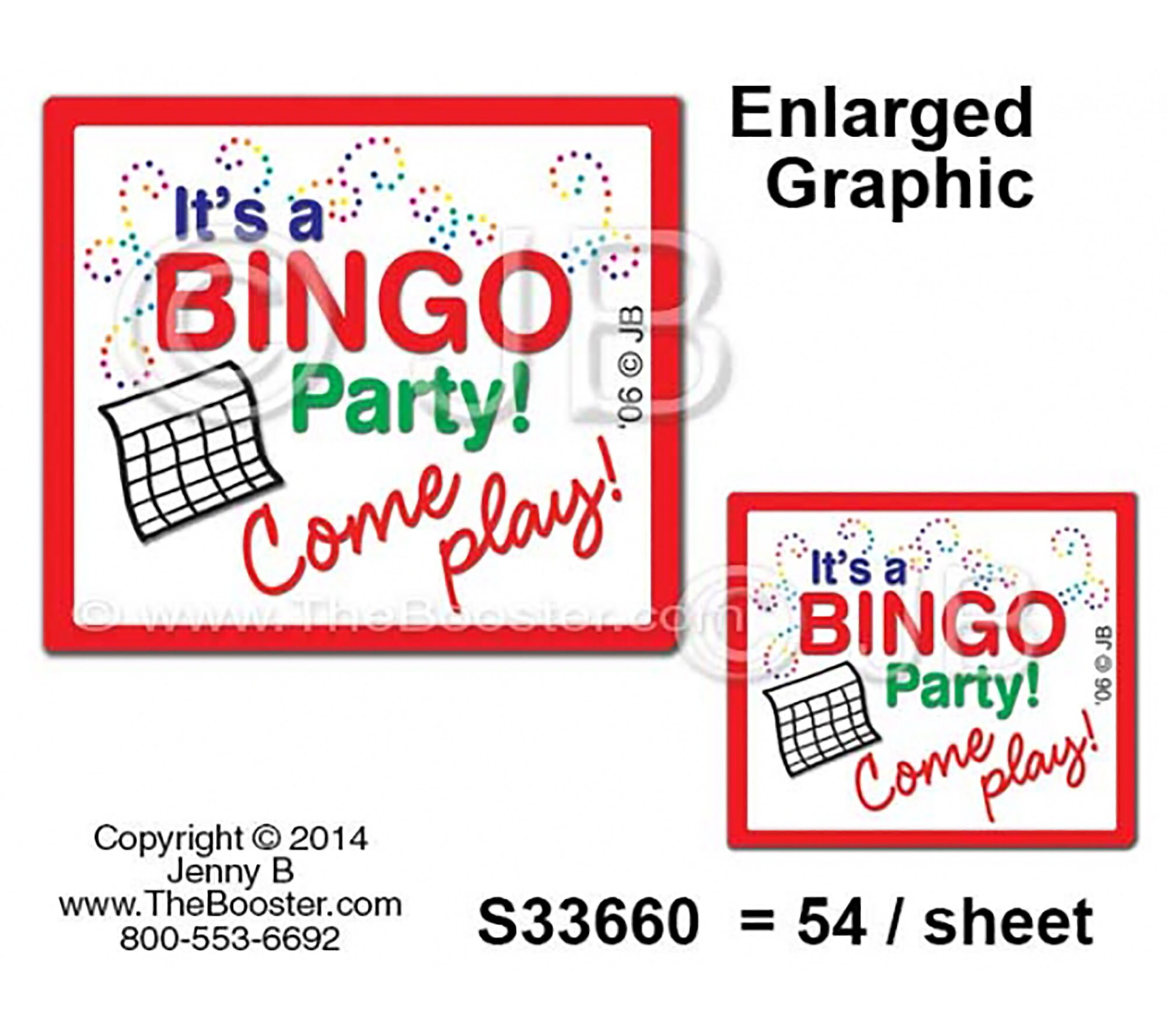It is a Bingo Party ATTENDANCE STICKERS Boost Attendance / Increase ...