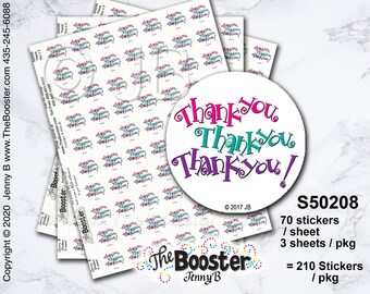 Appreciate Business SERVICE STICKERS Customers / Thank You ...