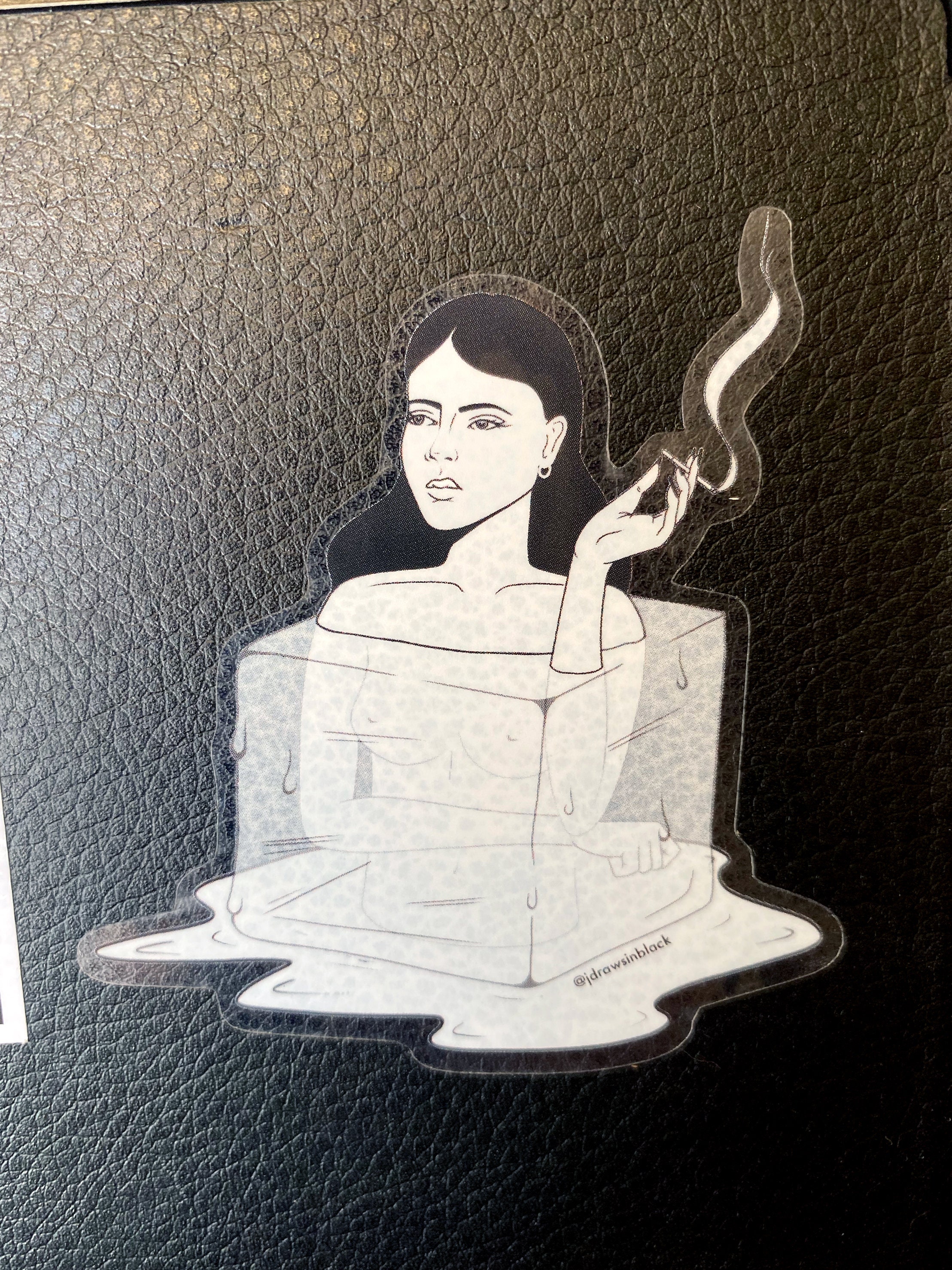 Freeze Sticker Die Cut Transparent Laptop and Water - Etsy Canada