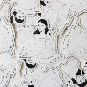 Freeze Sticker Die Cut Transparent Laptop and Water - Etsy Canada