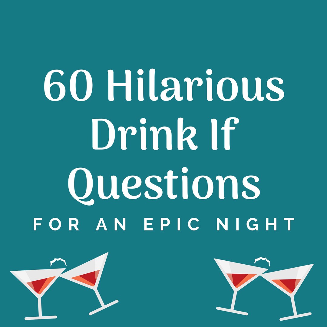 Fun DRINK IF Game, Hen Party Game, Printable Drink If Bachelorette Game ...