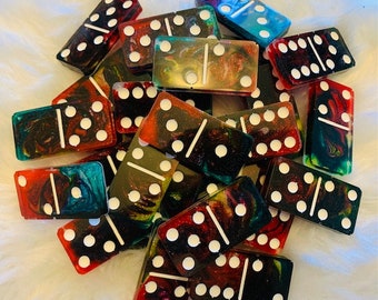 Alcohol Ink Dominos - Etsy