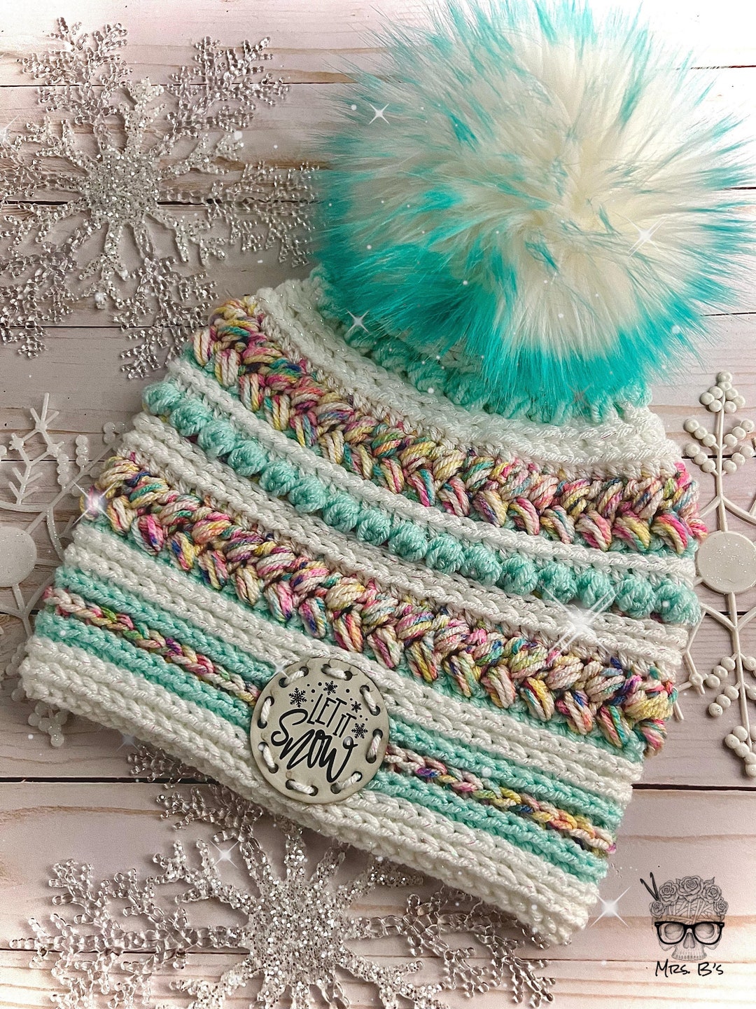 The Blizzard Beanie Pattern - Etsy