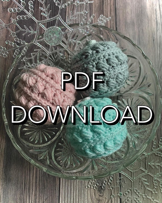 The Macy Christmas Ornament Pattern | Etsy