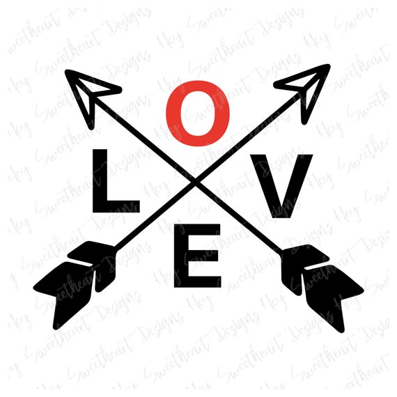 Craft Supplies & Tools LOVE arrows clip art digital download PNG and ...
