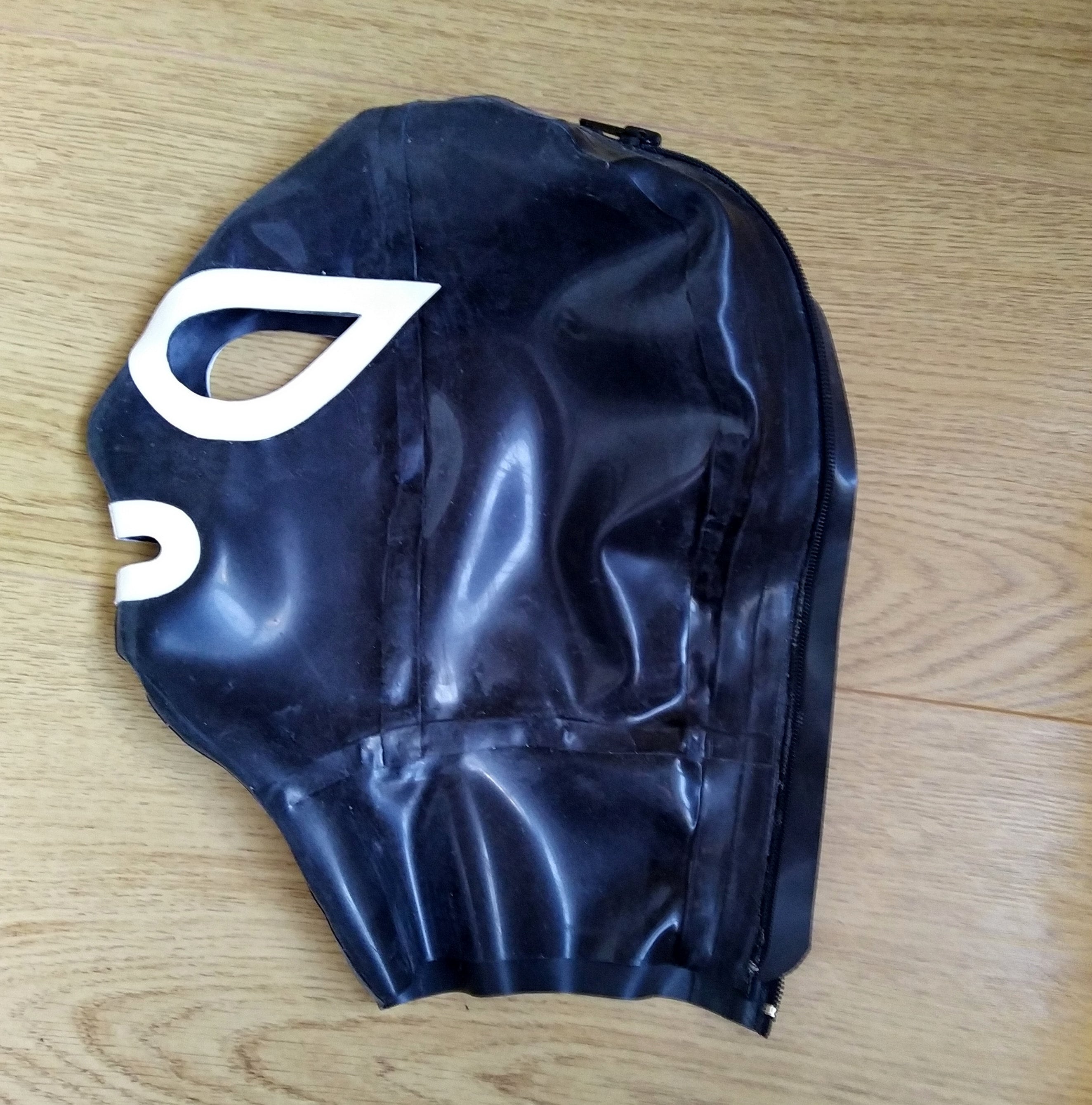 Quality Latex Hood 0.5mm handmade with Rear Zip Made to | Etsy