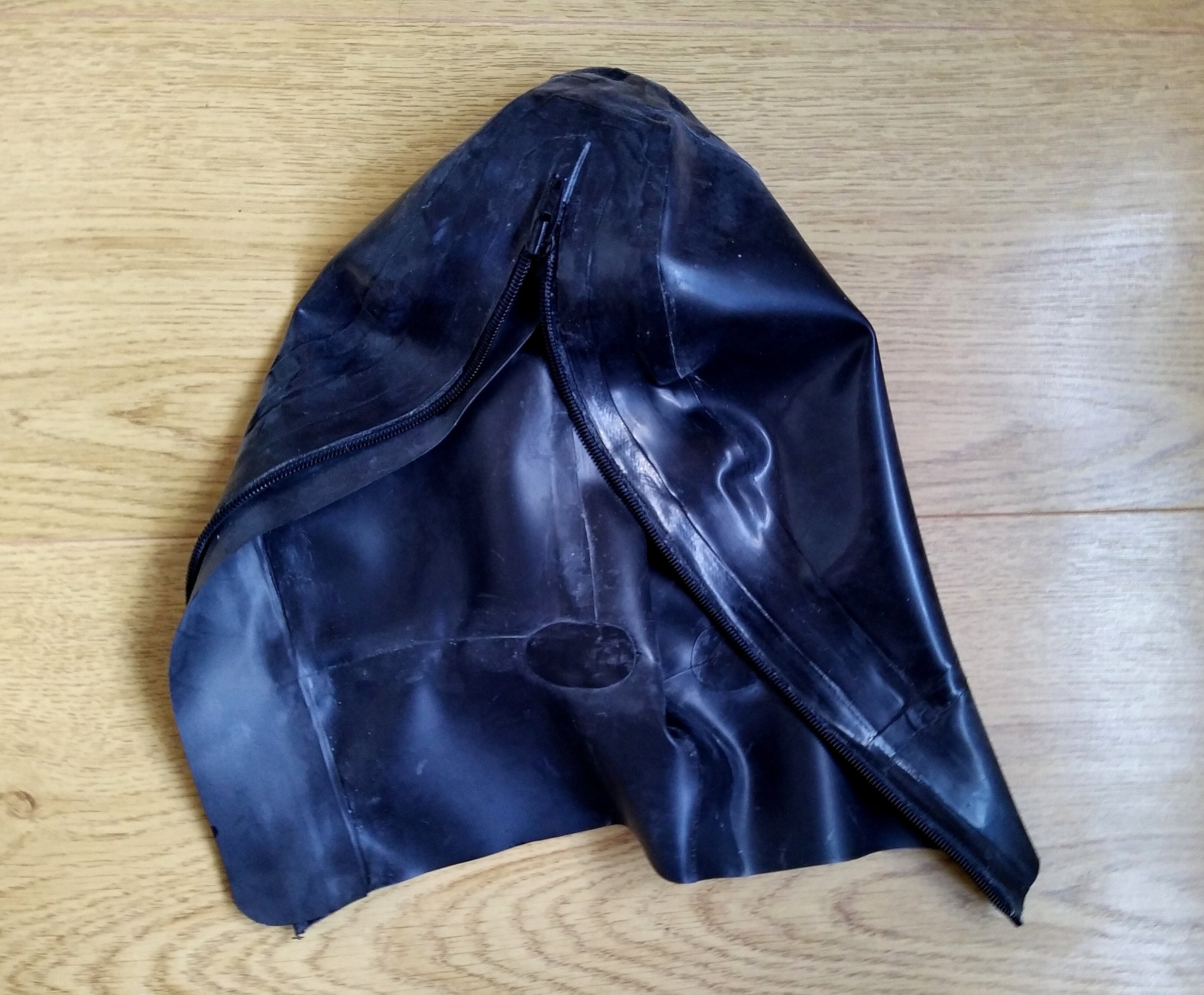 Quality Latex Hood 0.5mm Handmade With Rear Zip Made to Measure - Etsy
