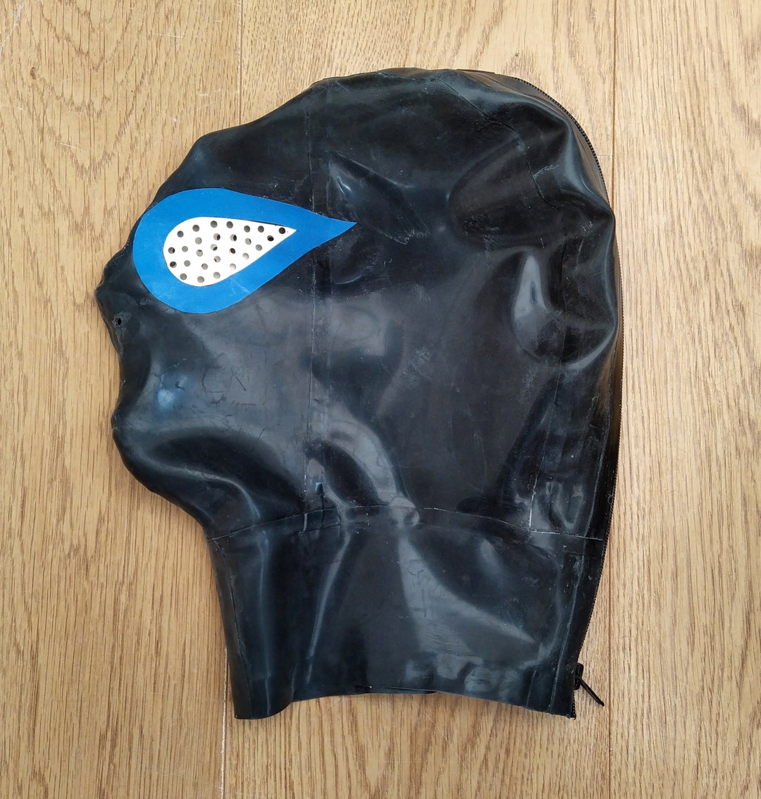 Quality Latex Rubber Hood With Pepperpot Eyes & Nose Holes - Etsy