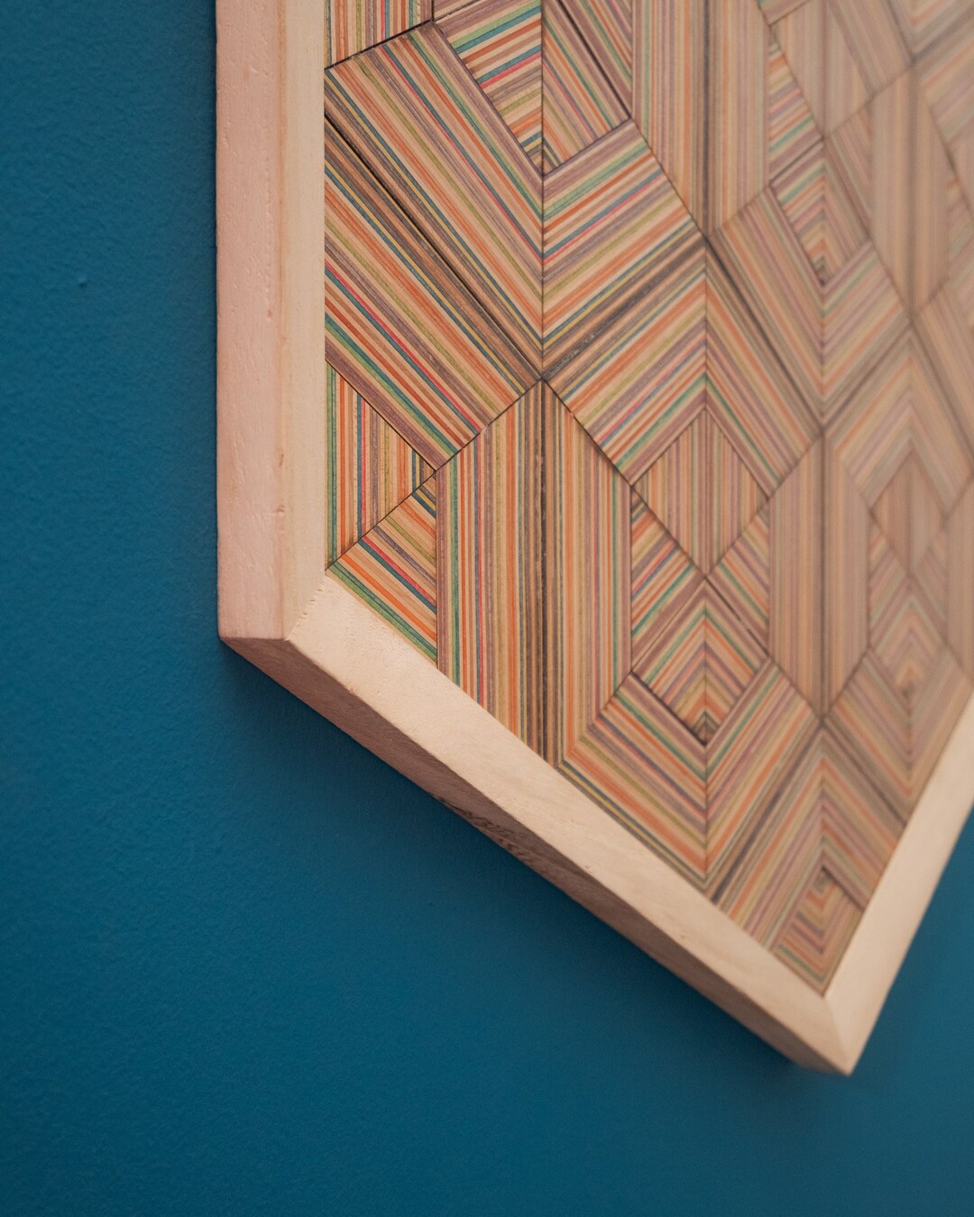 Hexagonal Framework Made From Recycled Skateboard Decks - Etsy