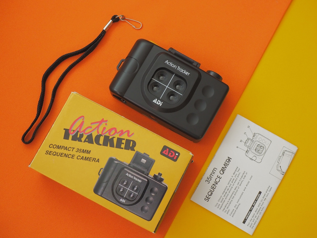 NEW ADI Action Tracker 4 Lens Camera 35mm Film P&S Point and Shoot ...
