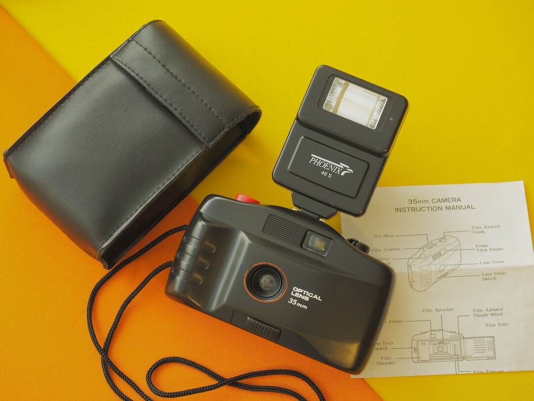 35mm Film Point and Shoot Compact Toy Lomography Camera Flash WORKING ...