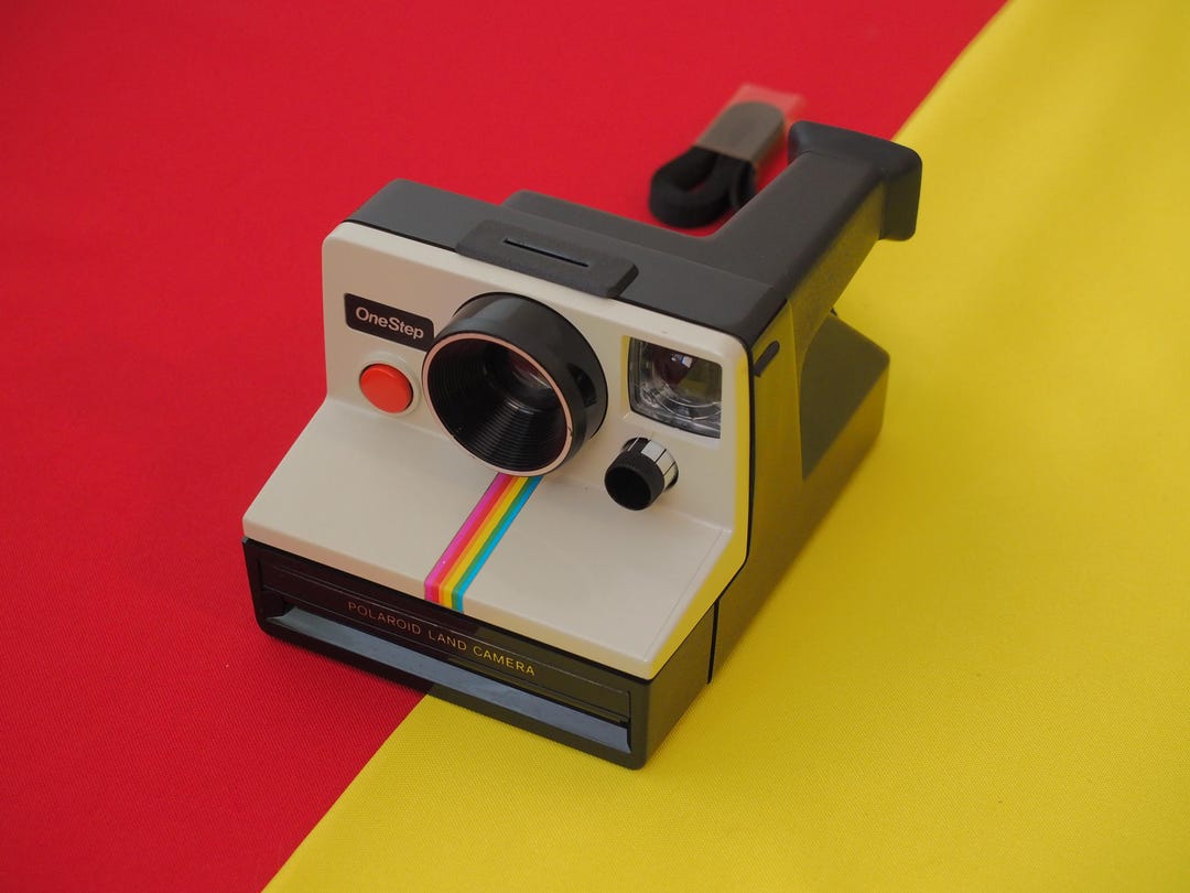 Polaroid One Step SX-70 RAINBOW Instant Film Land Camera Vintage ...