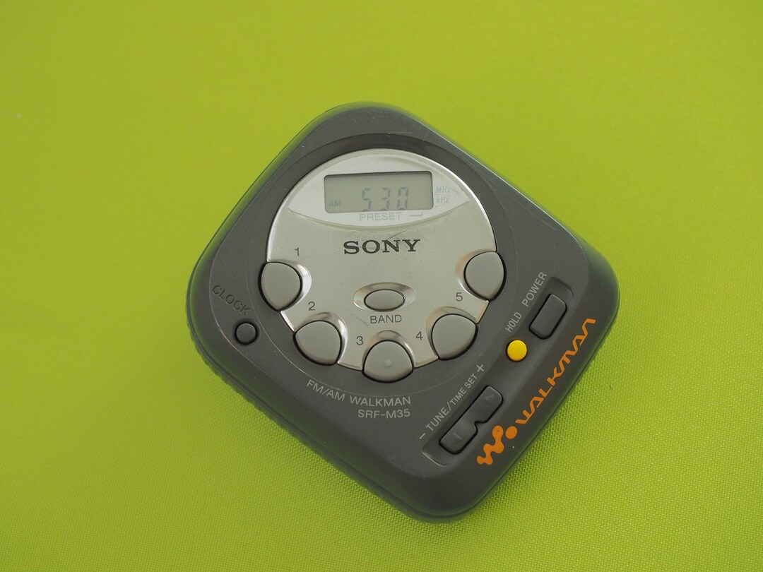 Sony Walkman SRF-M35 AM/FM Stereo Sport Headset Headphone Radio - Etsy UK