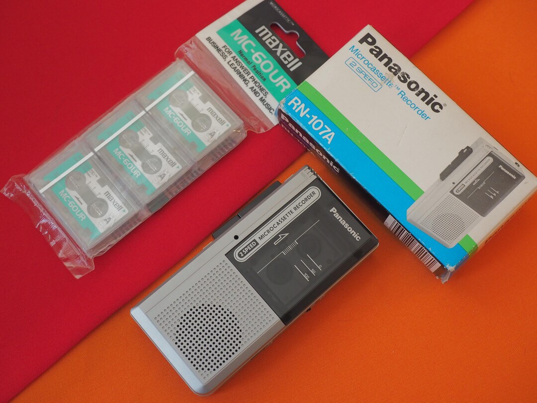 Panasonic RN-107A Microcassette Voice Recorder WORKING - Etsy