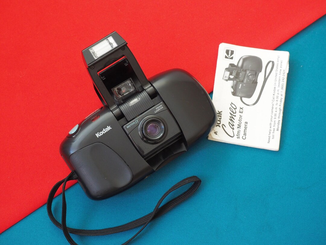Kodak Cameo Motor EX 35mm Film Point and Shoot Compact Flash Camera ...