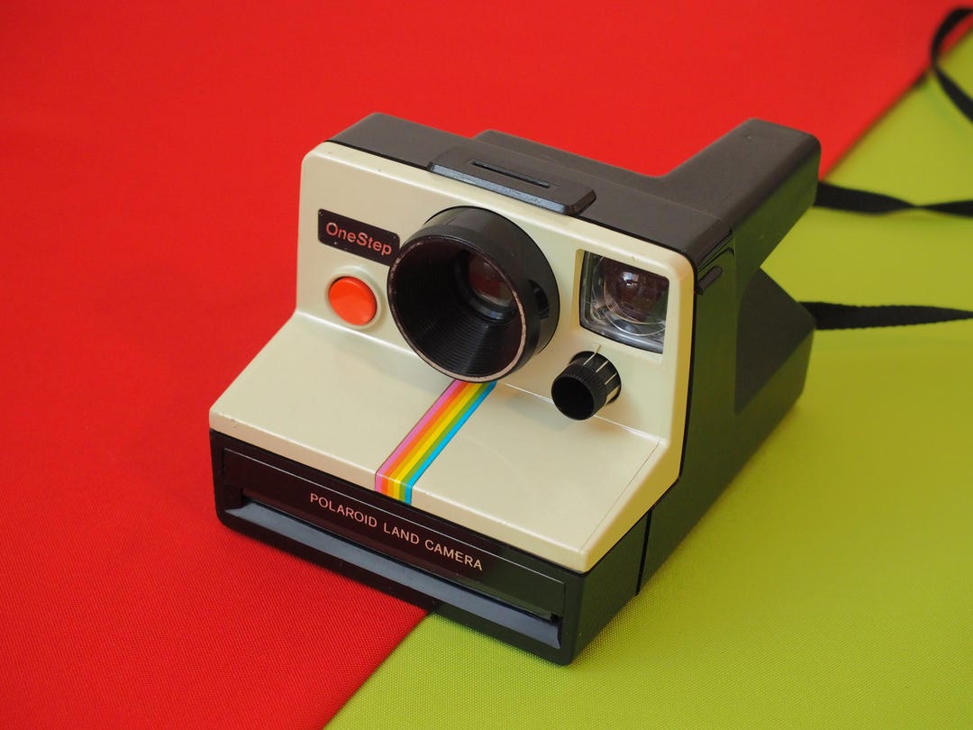 Polaroid One Step SX-70 RAINBOW Instant Film Land Camera Vintage ...