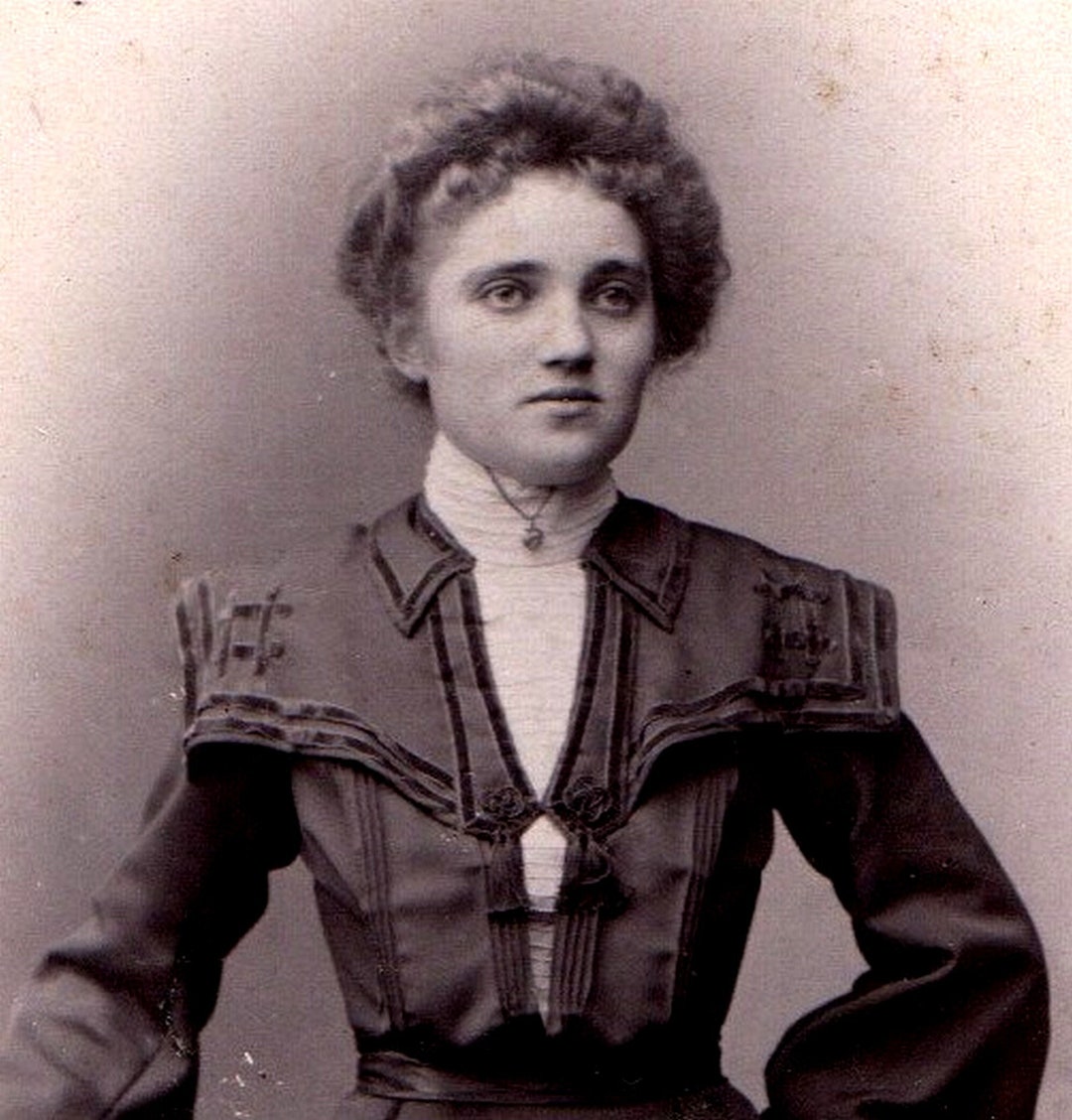 CDV Berlin Business Card Portrait Woman Photographer Th Wenzel - Etsy