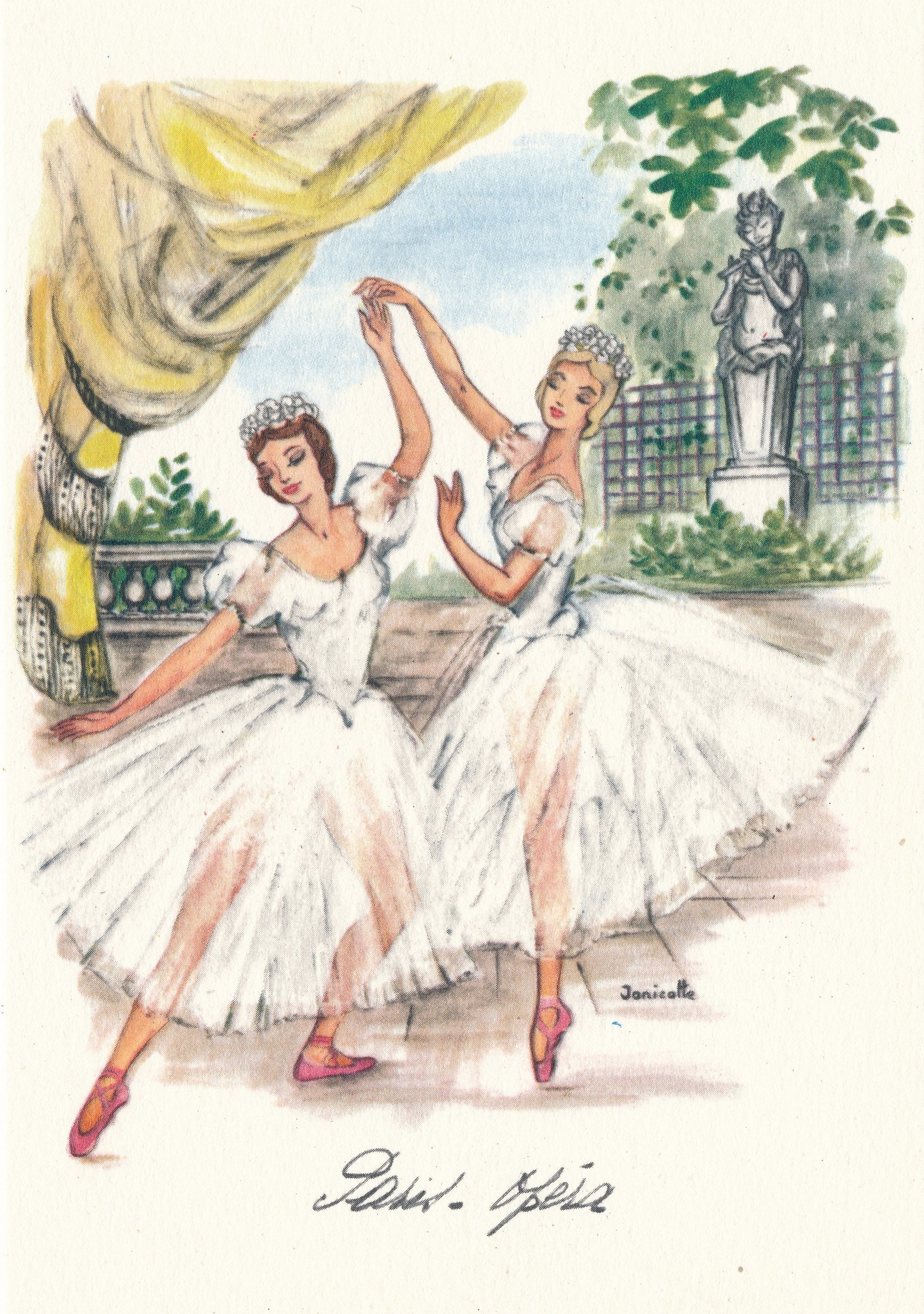 Postcards Stationery Postcard Illustrator Janicotte Number 45 Opera ...
